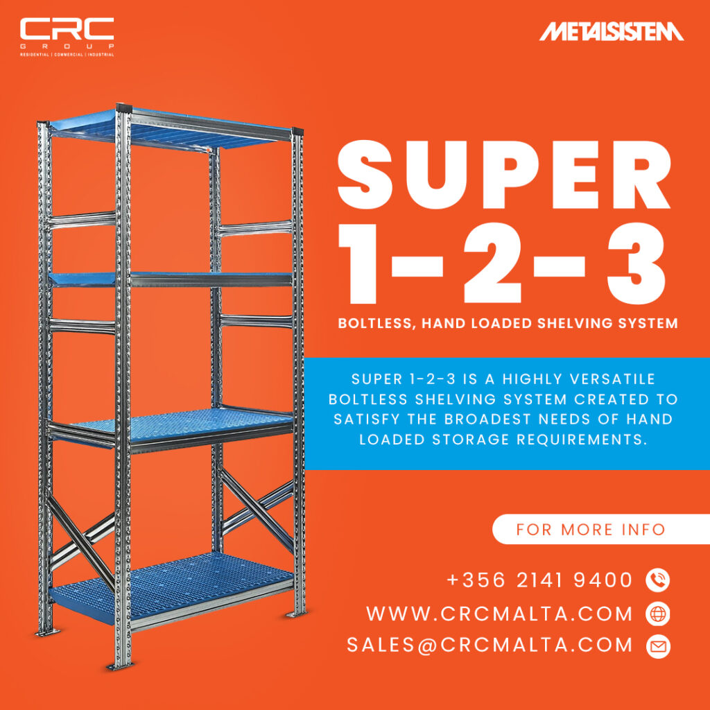 METALSISTEM SHELVING | CRC Malta Shop